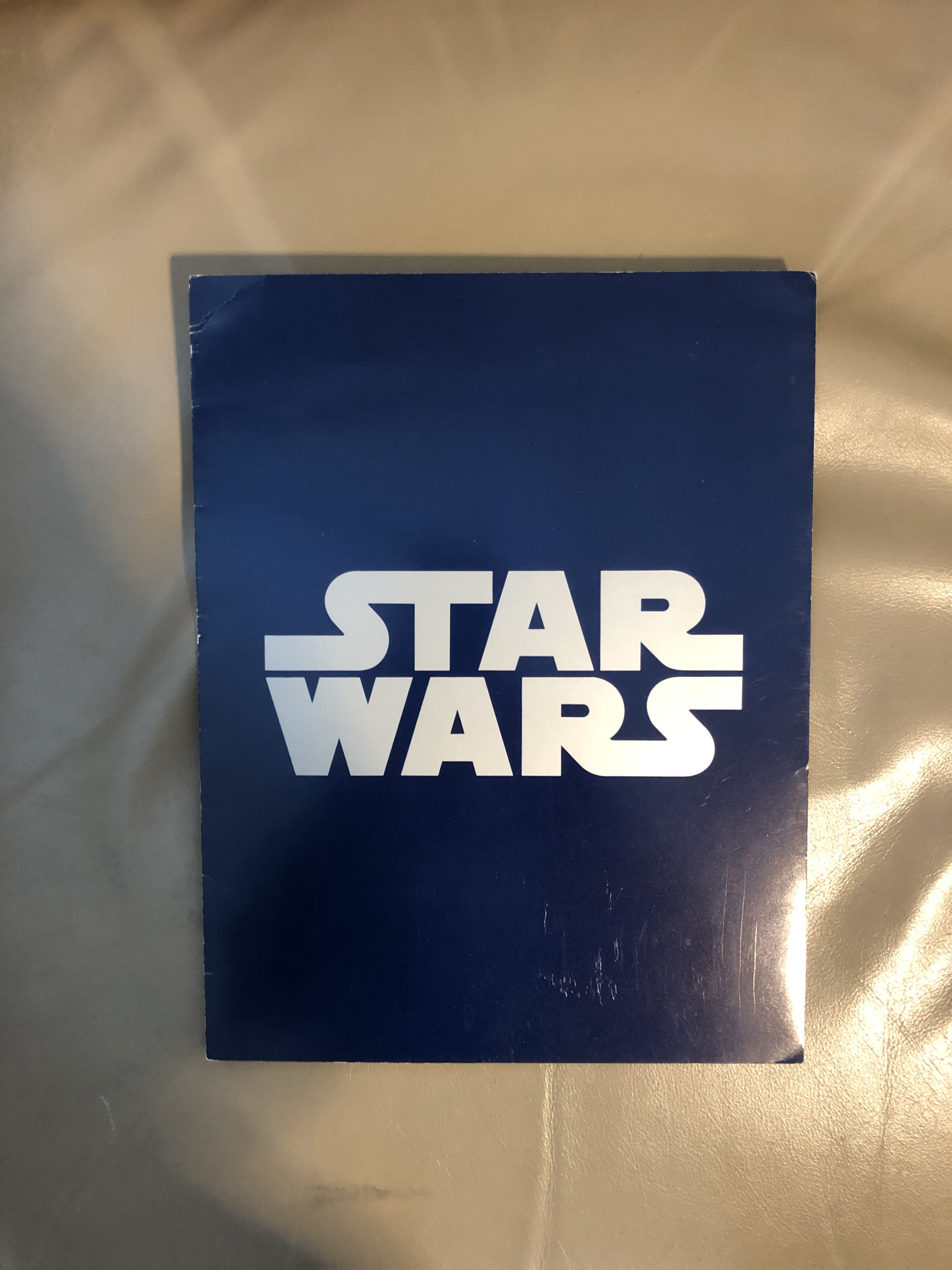 Star Wars Program from 1977 – Sad!